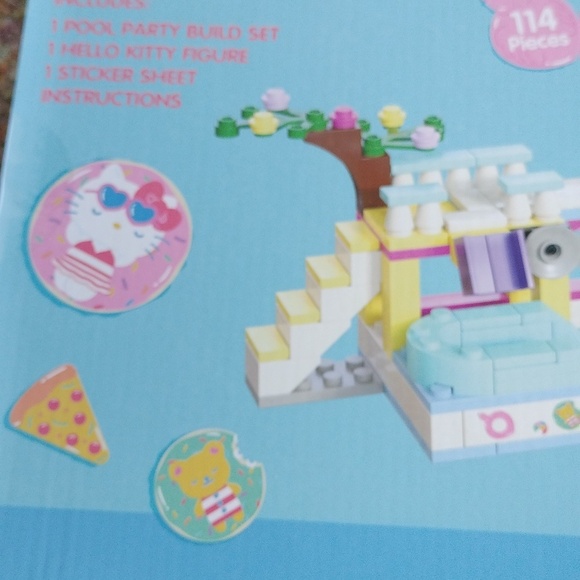 Sanrio | Toys | Hello Kitty Pool Party Building Bricks Set | Poshmark